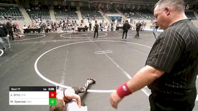 67 lbs Consolation - Jayden Ortiz, Coweta Tiger Wrestling vs Maddix ...