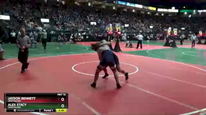 175 lbs Cons. Round 3 - Jaydon Bennett, Unattached vs Alex Stacy ...