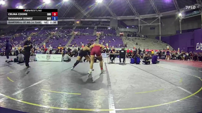 160 lbs Quarters & 1st Wb (16 Team) - Celina Cooke, Colorado Mesa ...