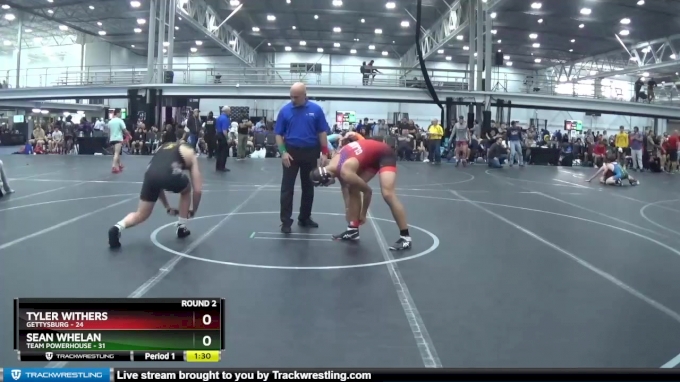 182 lbs Round 2 (4 Team) - Tyler Withers, Gettysburg vs Sean Whelan ...