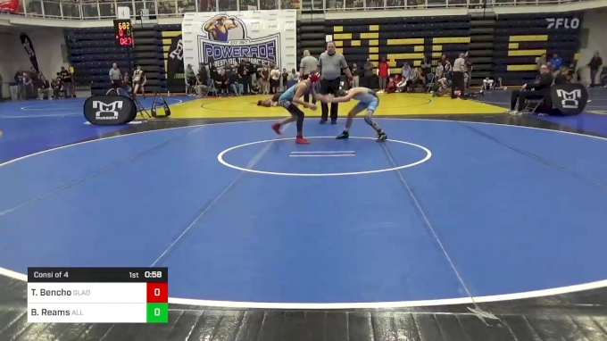 102 lbs Consi Of 4 - Thomas Bencho, Gladiators vs Brody Reams, All ...