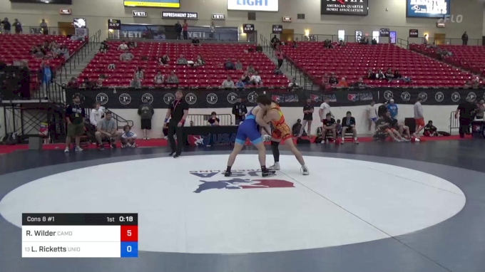80 kg Cons 8 #1 - Ryder Wilder, Camden County High School Wrestling vs ...