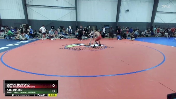132 lbs Cons. Round 2 - Jovani Hafford, Askeo International Mat Club vs ...