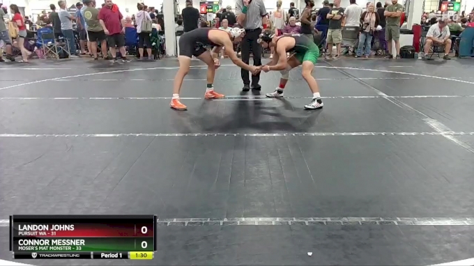160 lbs Round 2 (4 Team) - Landon Johns, Pursuit WA vs Connor Messner ...