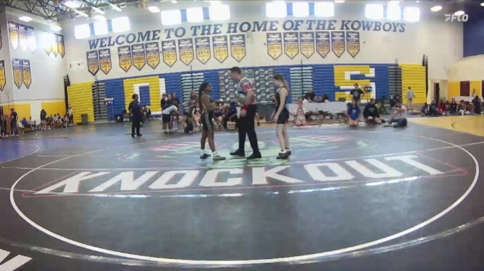 125 lbs Round 3 (6 Team) - Abigail Lespinasse, Wellington WC vs Kyrie ...