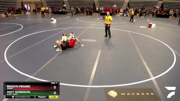 152 Championship Bracket Champ. Round 3 - Bradyn Penard, Amery vs Matt ...