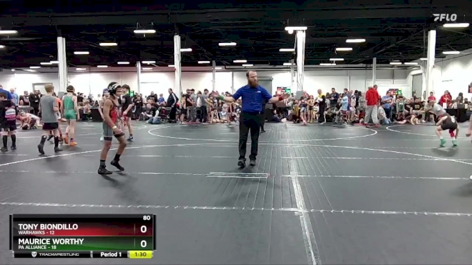 80 lbs Round 7 (8 Team) - Maurice Worthy, PA Alliance vs Tony Biondillo ...