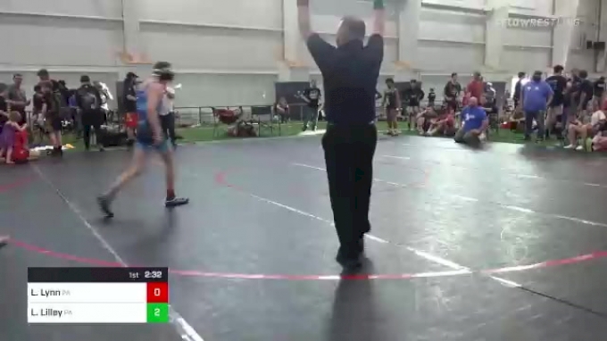 S-102 lbs Semifinal - Landon Lynn, PA vs Luke Lilley, PA