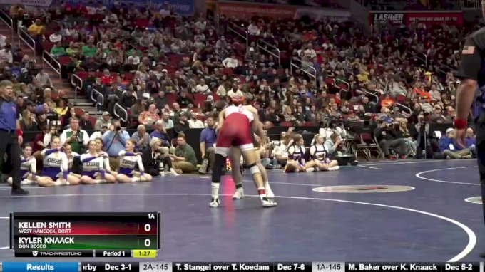 1A-152 lbs 1st Place Match - Kellen Smith, West Hancock, Britt vs Kyler ...