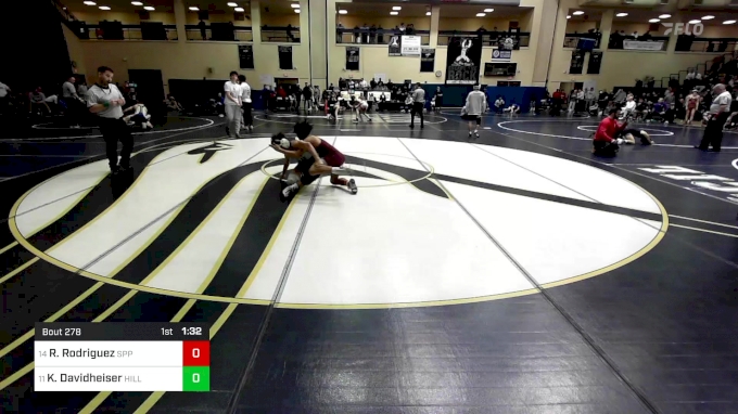 114 lbs Quarterfinal - Robby Rodriguez, St. Peter's Prep vs Kole ...