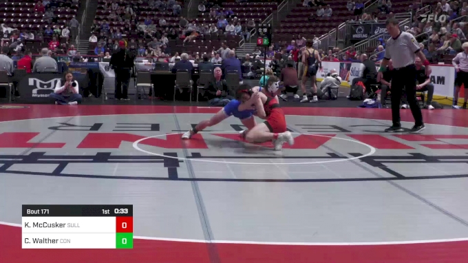 127 lbs Consi Of 16 #2 - Kruz McCusker, Sullivan County vs Colin ...