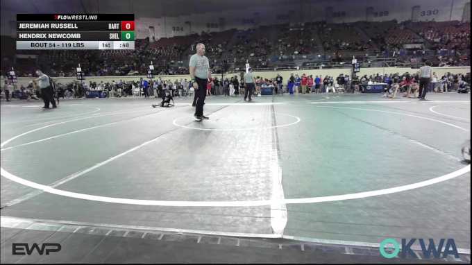119 lbs Consi Of 8 #2 - Jeremiah Russell, Bartlesville Wrestling Club ...