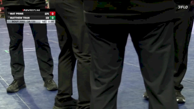 3A-120 lbs Cons. Semi - Mat Prine, Southeast Polk vs Matthew Tran, Iowa ...