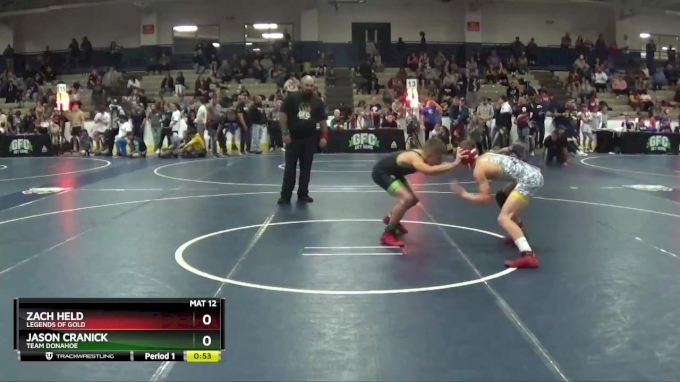 100 lbs Cons. Round 3 - Jason Cranick, Team Donahoe vs Zach Held ...