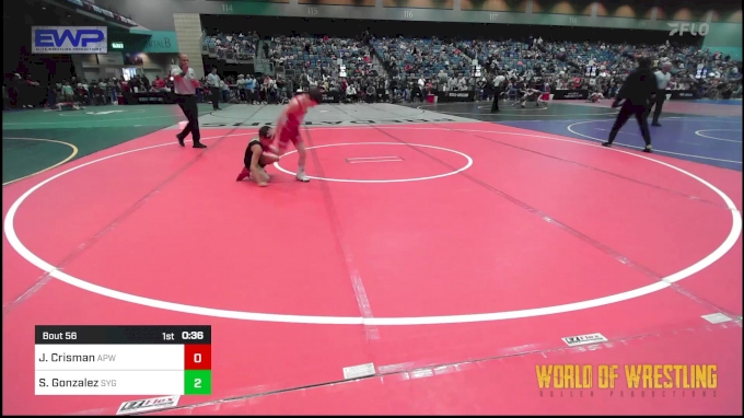 55 lbs Consi Of 16 #2 - James Crisman, All-Phase Wrestling vs Shaun ...
