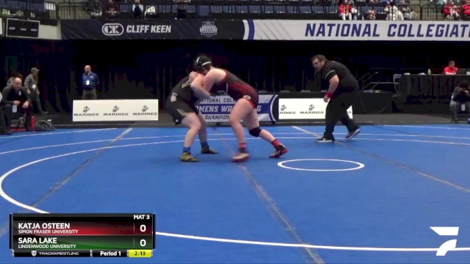 191 lbs Cons. Semi - Sara Lake, Lindenwood University vs Katja Osteen ...