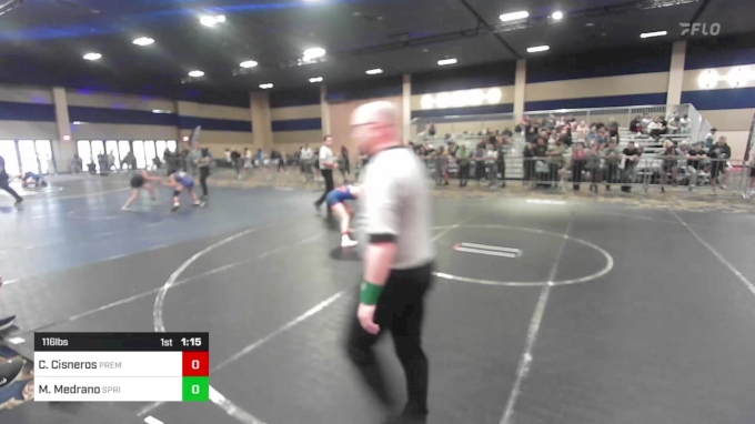 116 lbs Round Of 16 - Clarissa Cisneros, Premier Wrestling vs Melanie ...