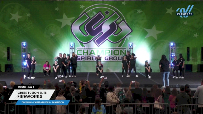 Cheer Fusion Elite - Fireworks [2024 CheerABILITIES - Exhibition Day 1 ...