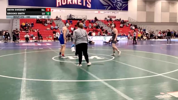 165 lbs Cons. Semi - Devin Sweeney, Washington & Lee vs Brooks Smith ...