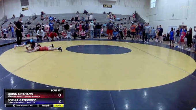 62 lbs Round 1 - Quinn McAdams, Wheeler Wrestling Foundation vs Sophia ...