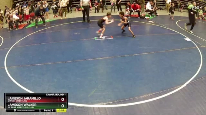 50 lbs Champ. Round 1 - Jameson Jaramillo, Uintah Wrestling vs Jameson ...