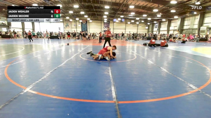 160 lbs Consi Of 32 #1 - Jaden Wehler, PA vs Jaiden Moore, AL