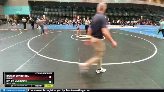 100 lbs Consolation 1st - Sophie Workman, Fernley vs Kylee Knudsen ...