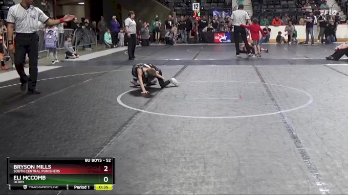 52 lbs 2nd Place Match - Bryson Mills, South Central Punishers vs Eli ...