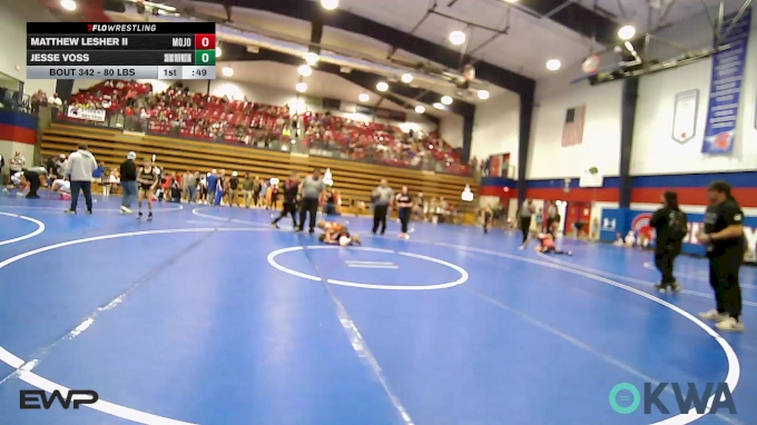 80 lbs Consi Of 8 #2 - Matthew Lesher II, Mojo Grappling Academy vs ...