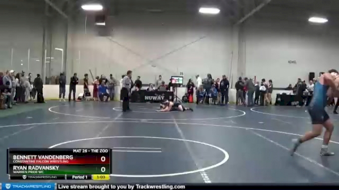 218 lbs 1st Place Match - Bennett VandenBerg, Constantine Falcon ...