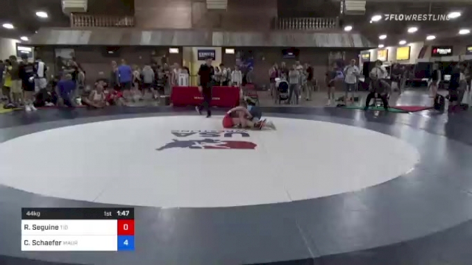 44 kg 7th Place - Rider Seguine, Team Idaho Wrestling Club vs Caleb ...