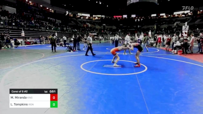 120 lbs Consi Of 8 #2 - Matthew Miranda, Kingsway vs Luke Tompkins ...