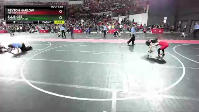 85 lbs Cons. Round 2 - Peyton Harlow, Red Hot Wrestling vs Ellie Gee ...