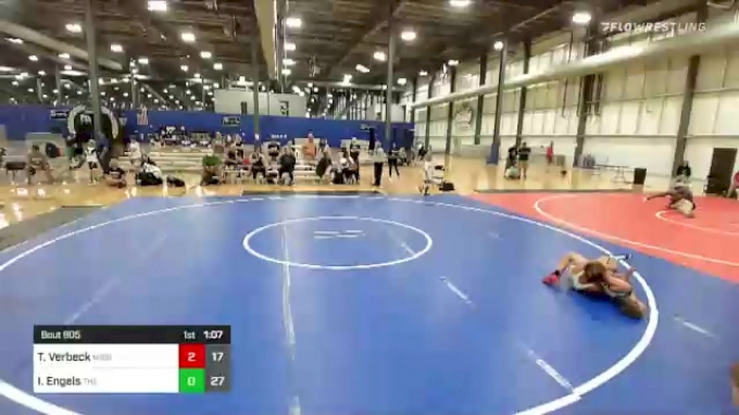 91 lbs Rr Rnd 3 - Tucker Verbeck, Missouri Outlaws vs Isiaih Engels ...