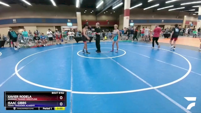 126 lbs Cons. Round 2 - Xavier Rodela, Warrior Trained Wrestling vs ...