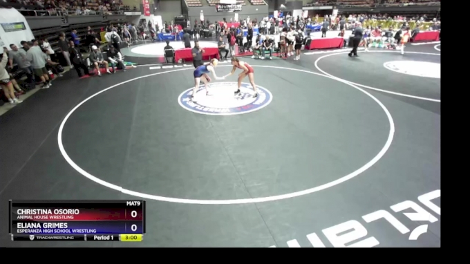 135 lbs Champ. Round 1 - Christina Osorio, Animal House Wrestling vs ...