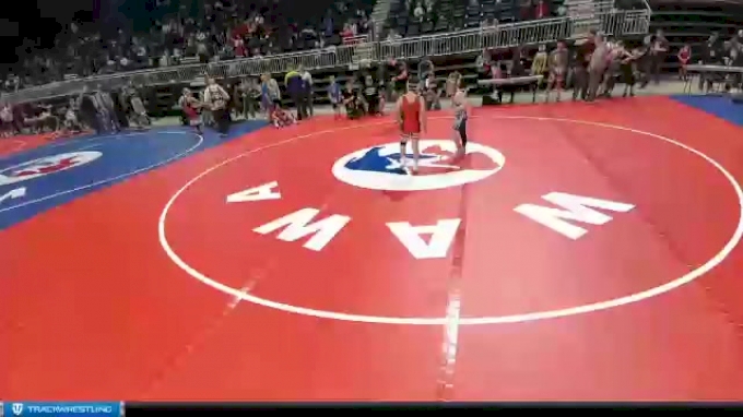 92 lbs Champ. Round 1 - Rocky Roybal, CWC Thunder vs Karson Wamsley ...