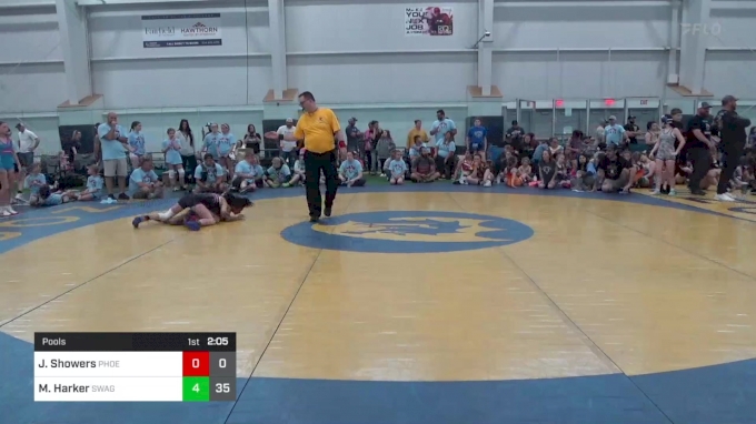 89 lbs Pools - Jordyn Showers, Phoenix W.C. vs Makenley Harker, Swag ...