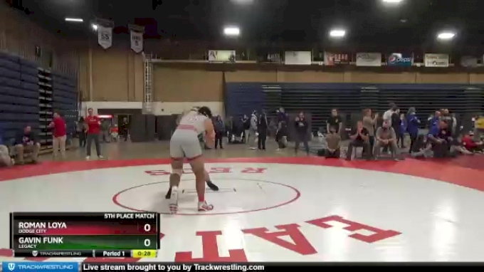 195 lbs 5th Place Match - Gavin Funk, Legacy vs Roman Loya, Dodge City