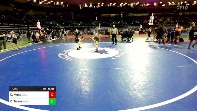 70 lbs Consi Of 16 #2 - Carter Meng, Williamstown Braves vs Cooper ...