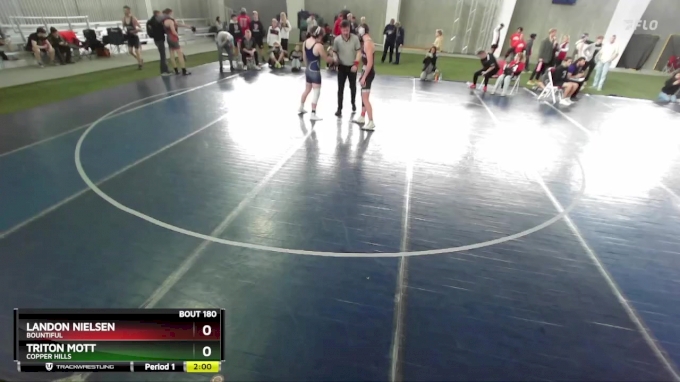 165 lbs Champ. Round 1 - Triton Mott, Copper Hills vs Landon Nielsen ...