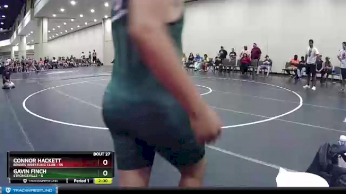 182 lbs Round 6 (10 Team) - Gavin Finch, Strongsville vs Connor Hackett ...