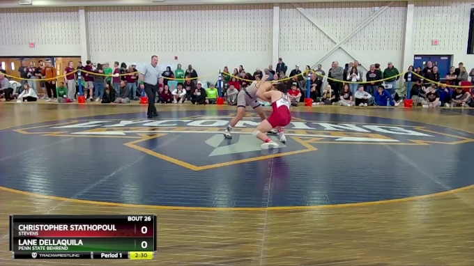 165 lbs Champ. Round 1 - Lane Dellaquila, Penn State Behrend vs ...