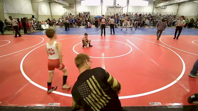 64 lbs Semifinal - Zabryn Perry, Fort Gibson Youth Wrestling vs Braxton ...