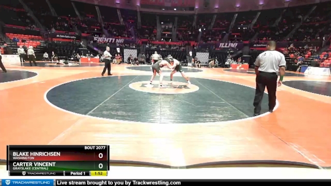 2A 170 lbs Champ. Round 1 - Blake Hinrichsen, Washington vs Carter ...
