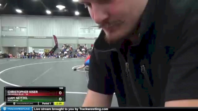 106 lbs Placement Matches (8 Team) - Christopher Kiser, Oklahoma Blue ...