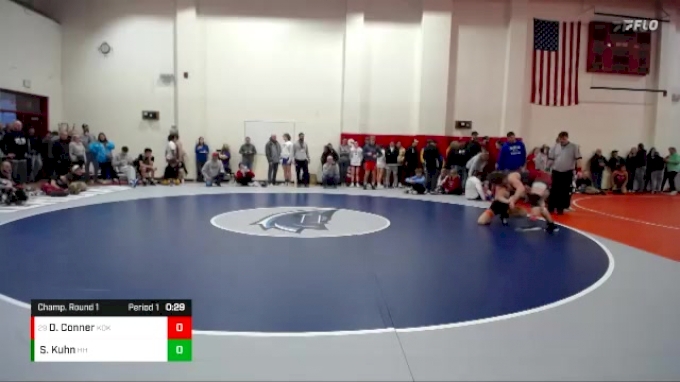 150 lbs Champ. Round 1 - David Conner, Kokomo vs Simon Kuhn, Hamilton ...