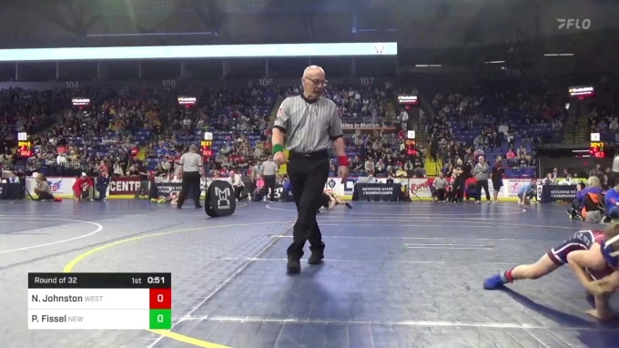 67 lbs Round Of 32 - Nolan Johnston, West Greene vs Porter Fissel, New ...