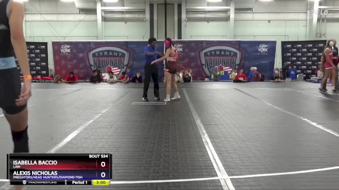 120 lbs Round 3 - Isabella Baccio, LAW vs Alexis Nicholas, Predators ...