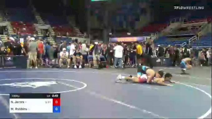 138 lbs Round Of 32 - Nathan Jerore, Michigan vs McKinley Robbins, Iowa